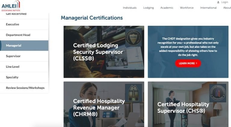 12 Top Hospitality Industry Certifications For Career Growth | SOEG ...