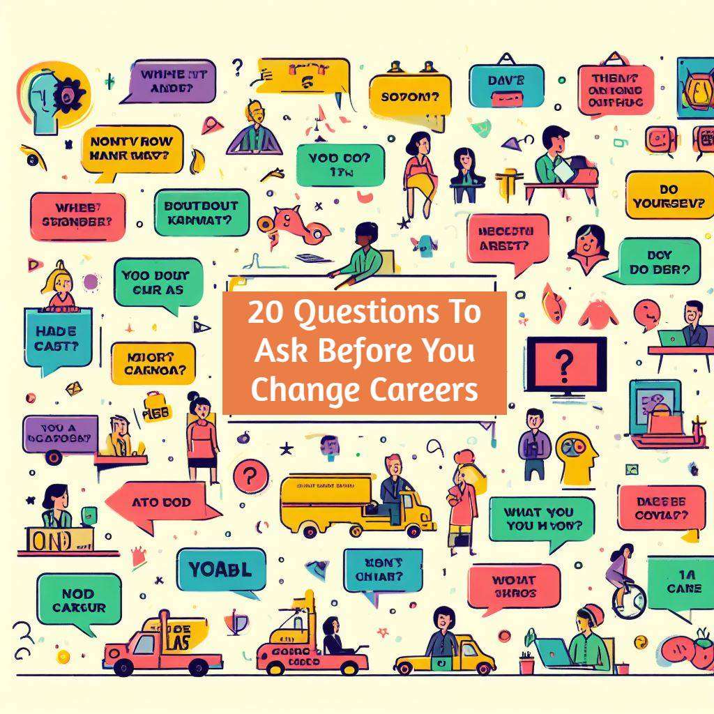 20 Questions To Ask Before You Change Careers SOEG JOBS