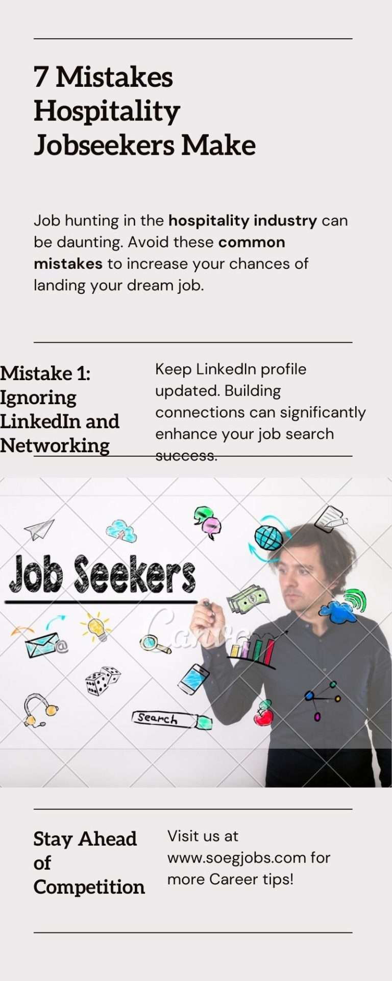 7 Mistakes Hospitality Jobseekers Make in Their Job Hunt | SOEG Consulting